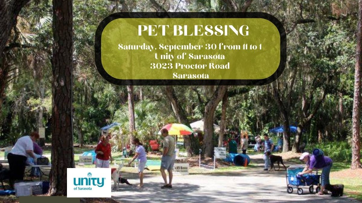 Pet Blessing at Unity of Sarasota | Sarasota Dog